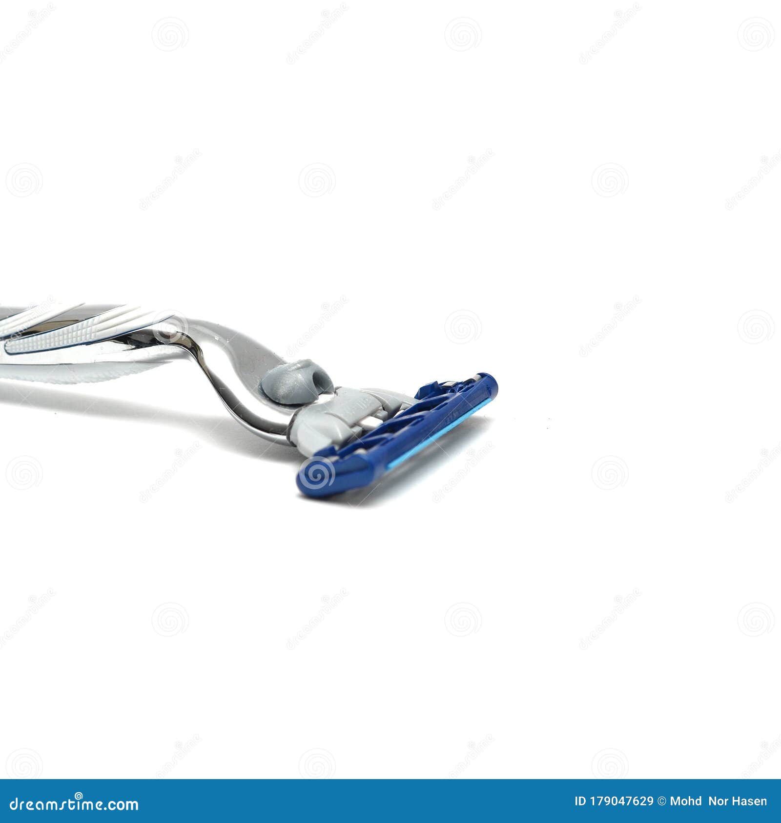 Shaving Razor Isolated on White Background. Stock Image - Image of ...