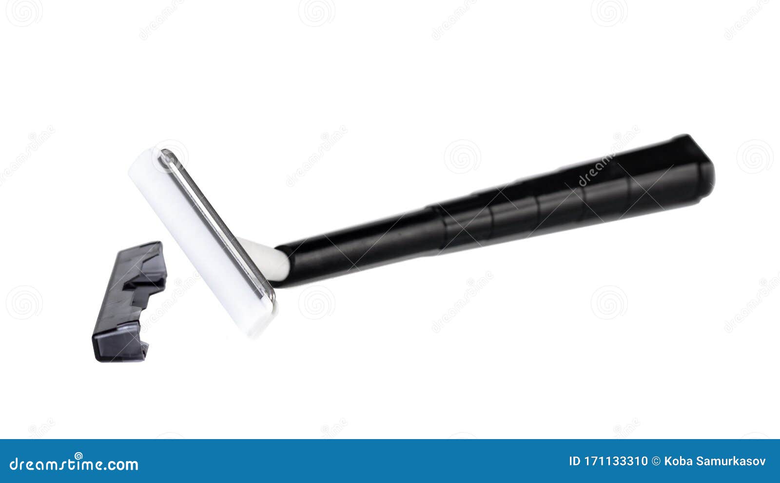 Shaving Razor Isolated on a White Background Stock Photo - Image of ...