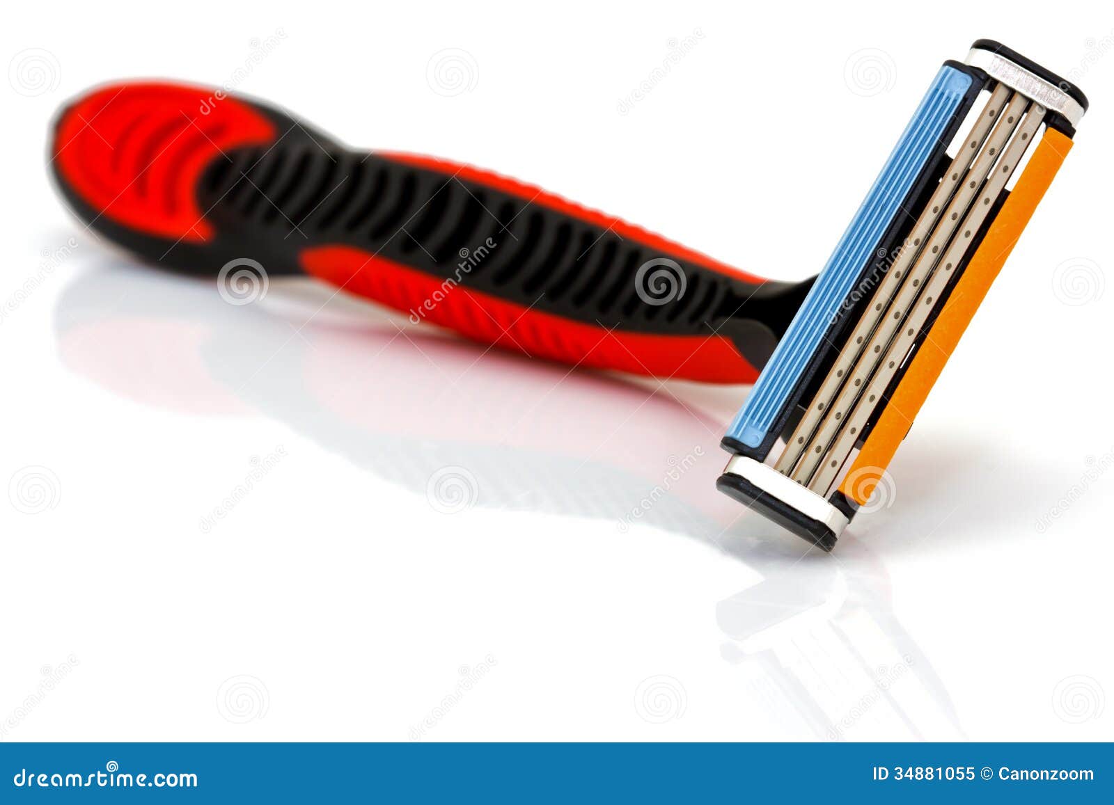 Shaving Razor Isolated on a White Background Stock Image - Image of ...
