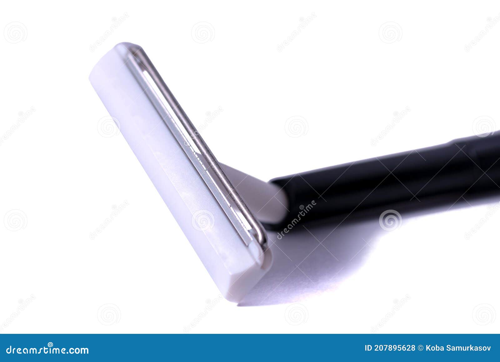 Shaving Razor Isolated on a White Background Stock Photo - Image of ...