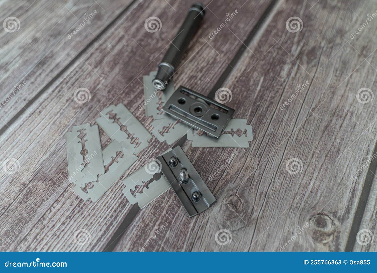 Shaving Stick and Packs of Safety Razors Stock Image - Image of ...