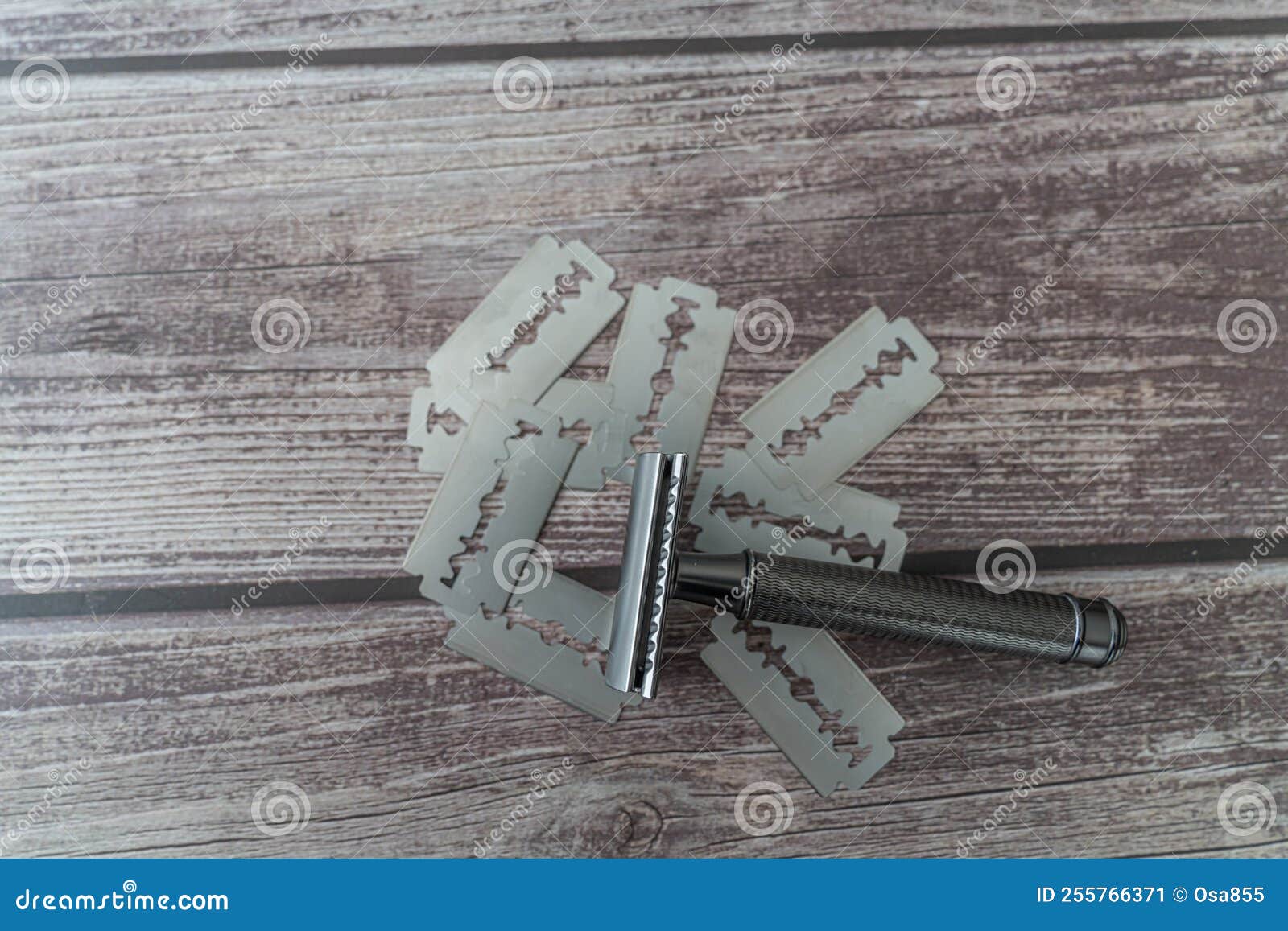 Shaving Stick and Packs of Safety Razors Stock Image - Image of ...