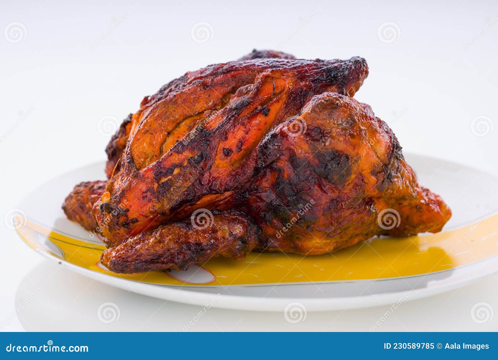 Shawai Chicken with White Background. Stock Image - Image of shawaya ...