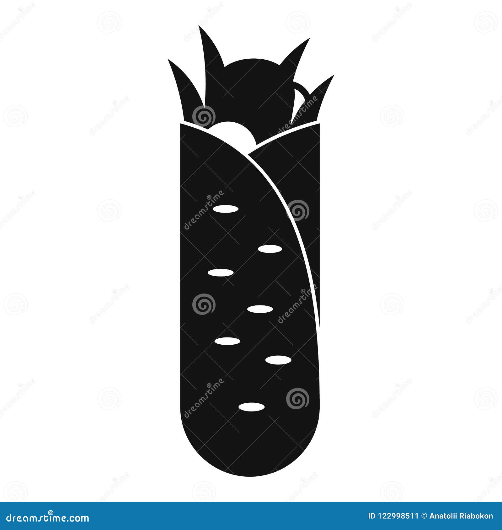 Shawarma Icon, Simple Black Style Stock Illustration - Illustration of ... Shawarma Icon, Simple Black Style Stock Illustration - Illustration of ...