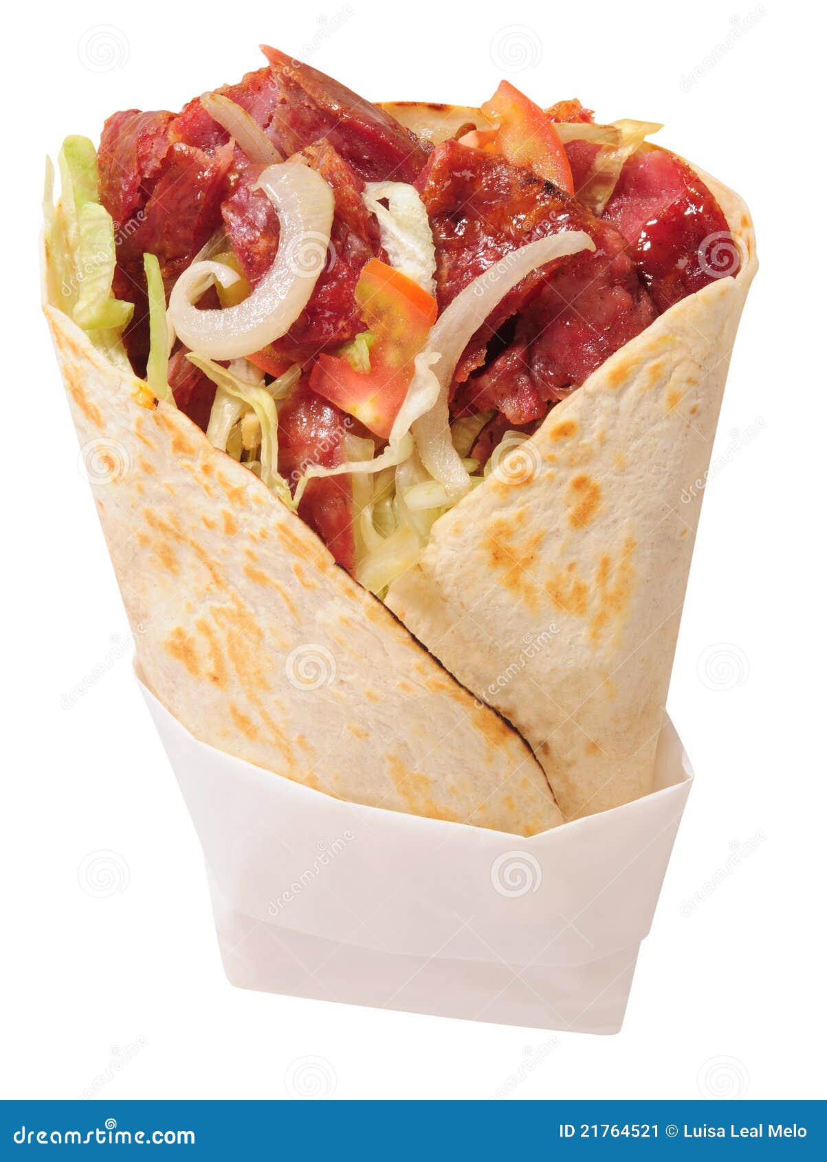 Shawarma sandwich. stock image. Image of arabic, gyros - 21764521