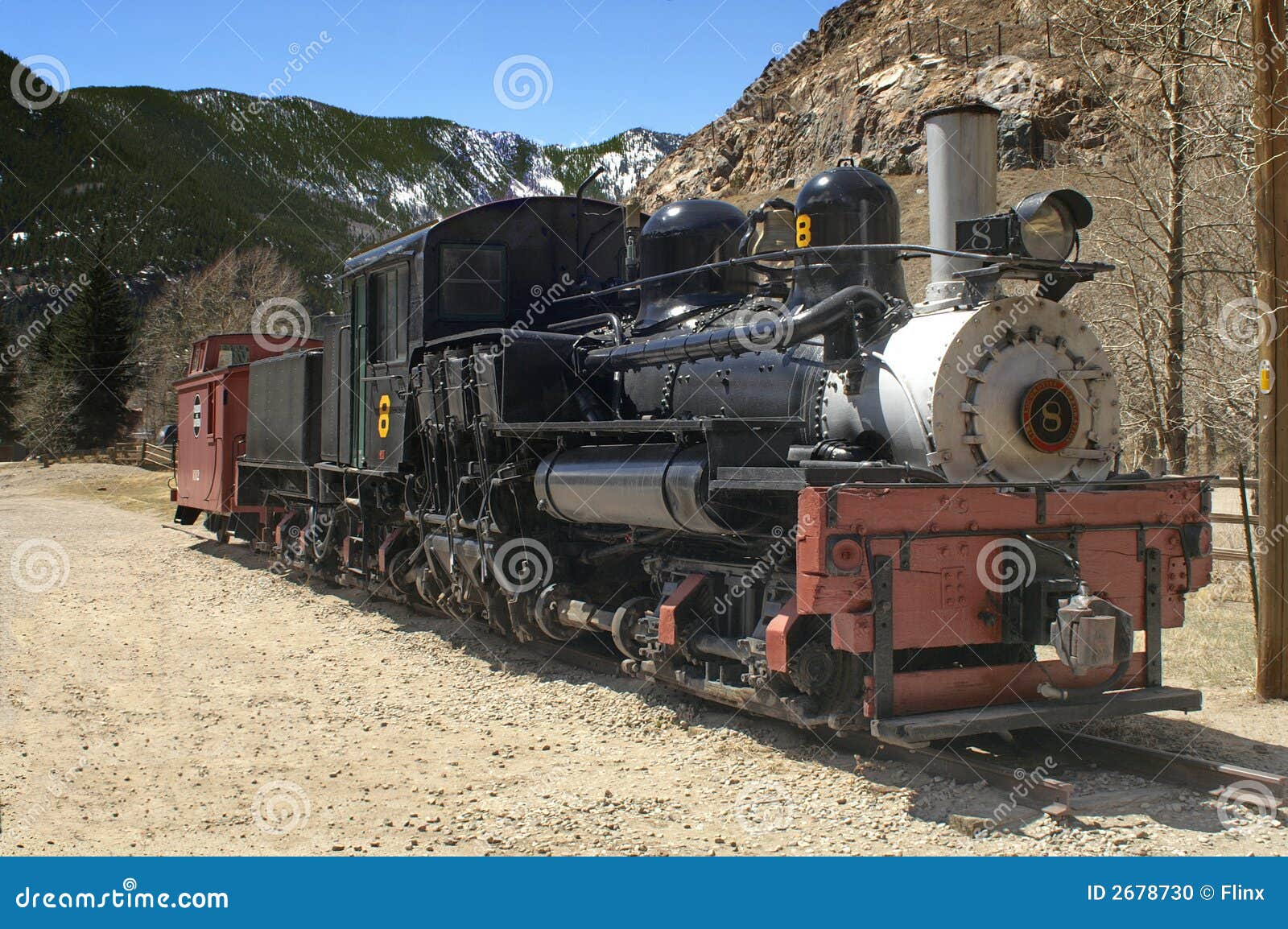 Shay Locomotive stock photo. Image of nostalgic, static - 2678730