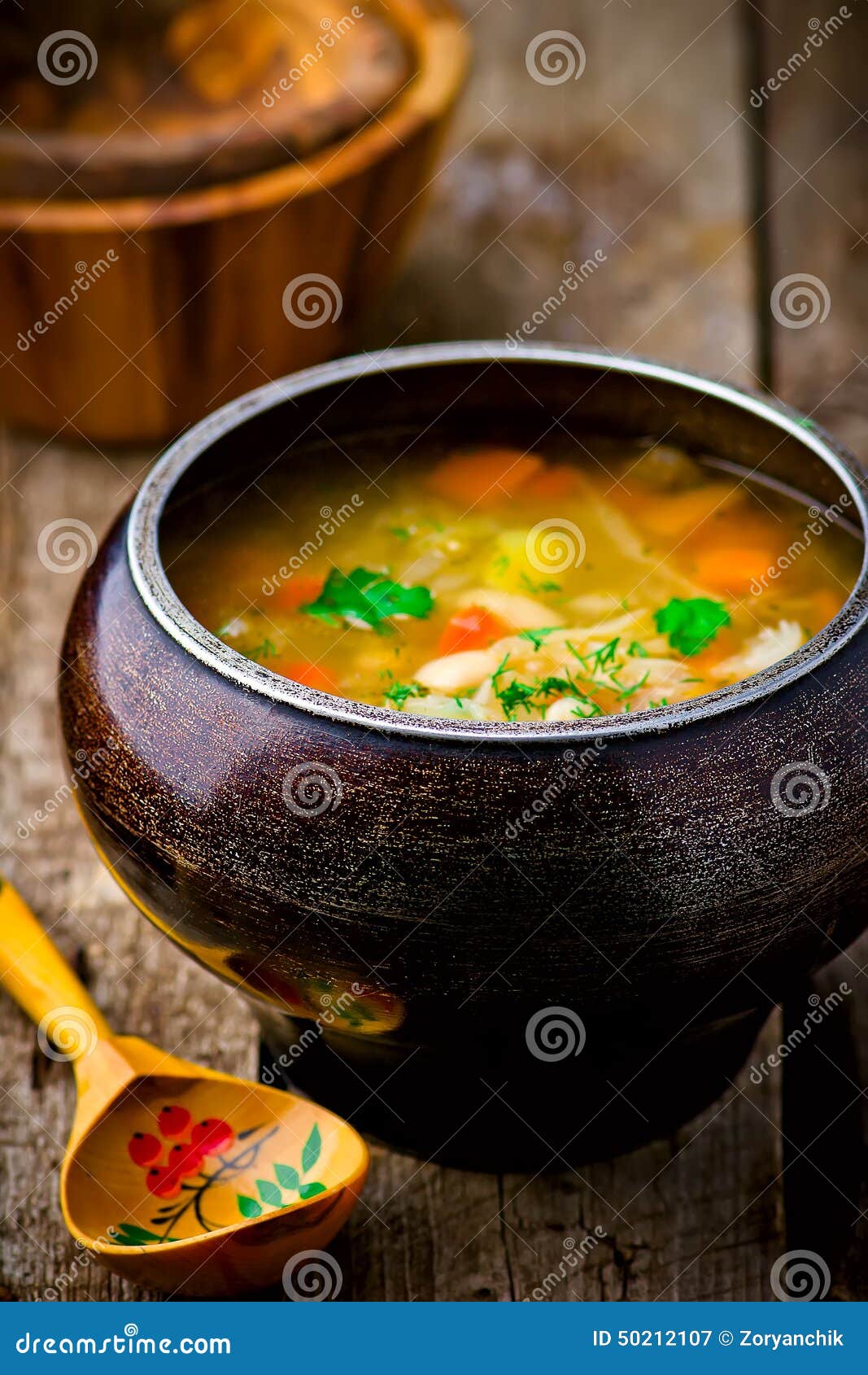 Shchi, Traditional Russian Soup from Cabbage. Stock Image - Image of ...
