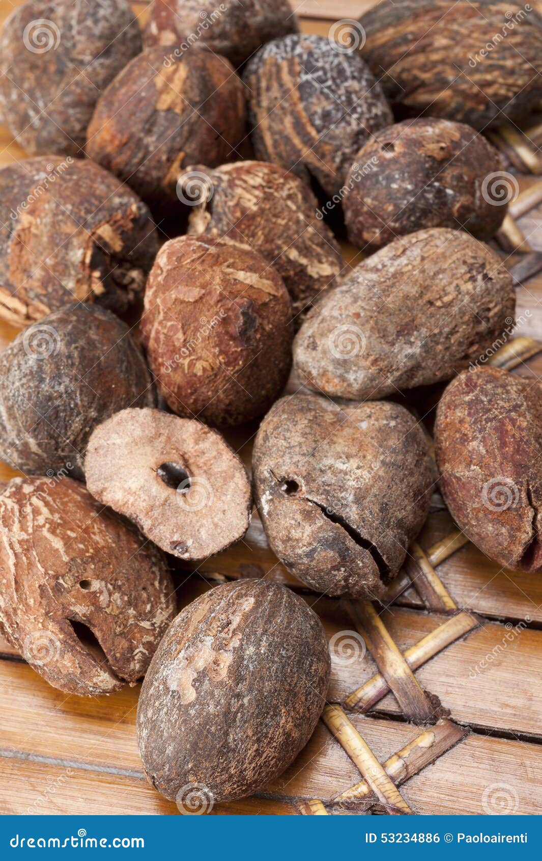 Shea Nuts Near Butter on White Background Stock Photo - Image of ...