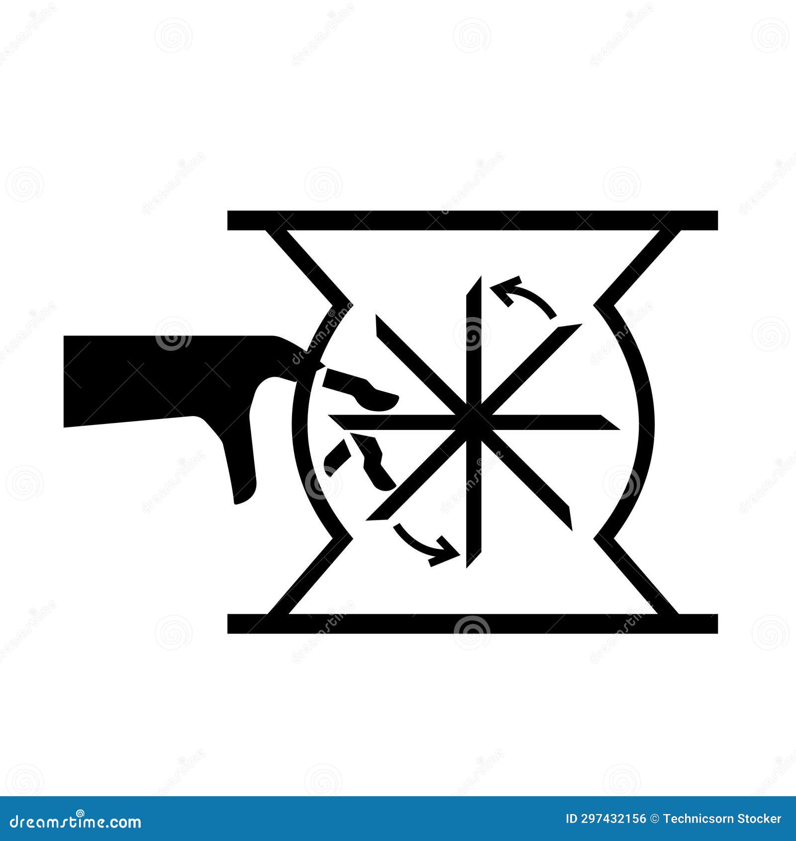 Danger Shear Points Sharp Edges Do Not Remove Guard Symbol Sign, Vector ...