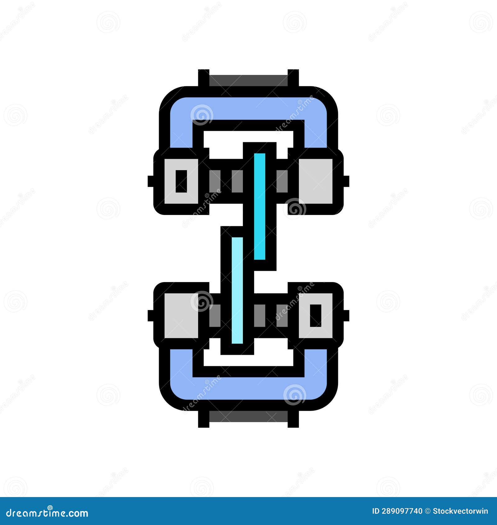 Shear Testing Materials Engineering Color Icon Vector Illustration ... Shear Testing Materials Engineering Color Icon Vector Illustration ...