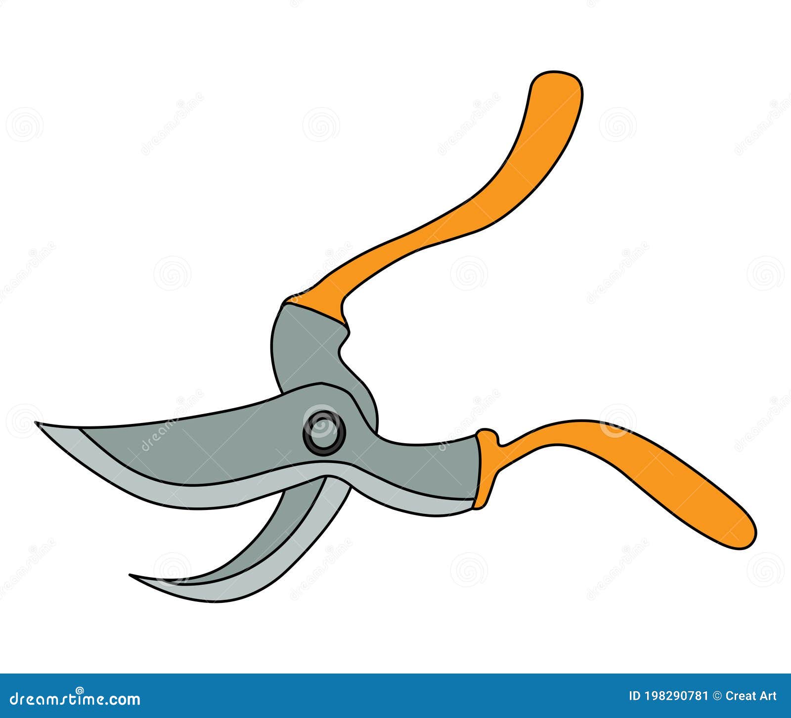 Shears Clip Art Vector Illustration Isolated Stock Vector ...