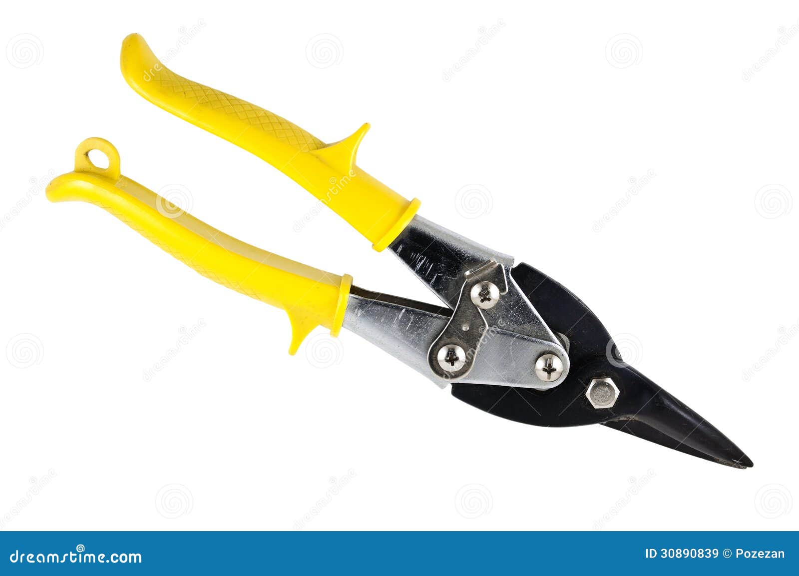 Shears for Cutting Sheet Metal Stock Image - Image of snips, black ...