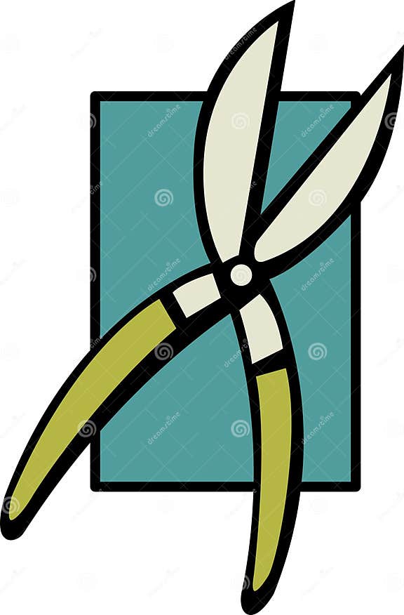 Shears vector illustration stock vector. Illustration of symbol - 3082956