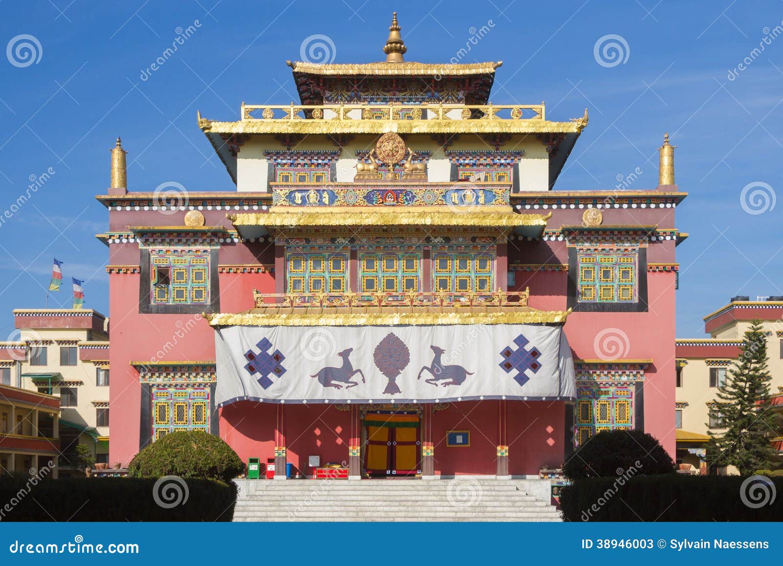 Shechen Monastery in Kathmandu Stock Image - Image of antiquities ...