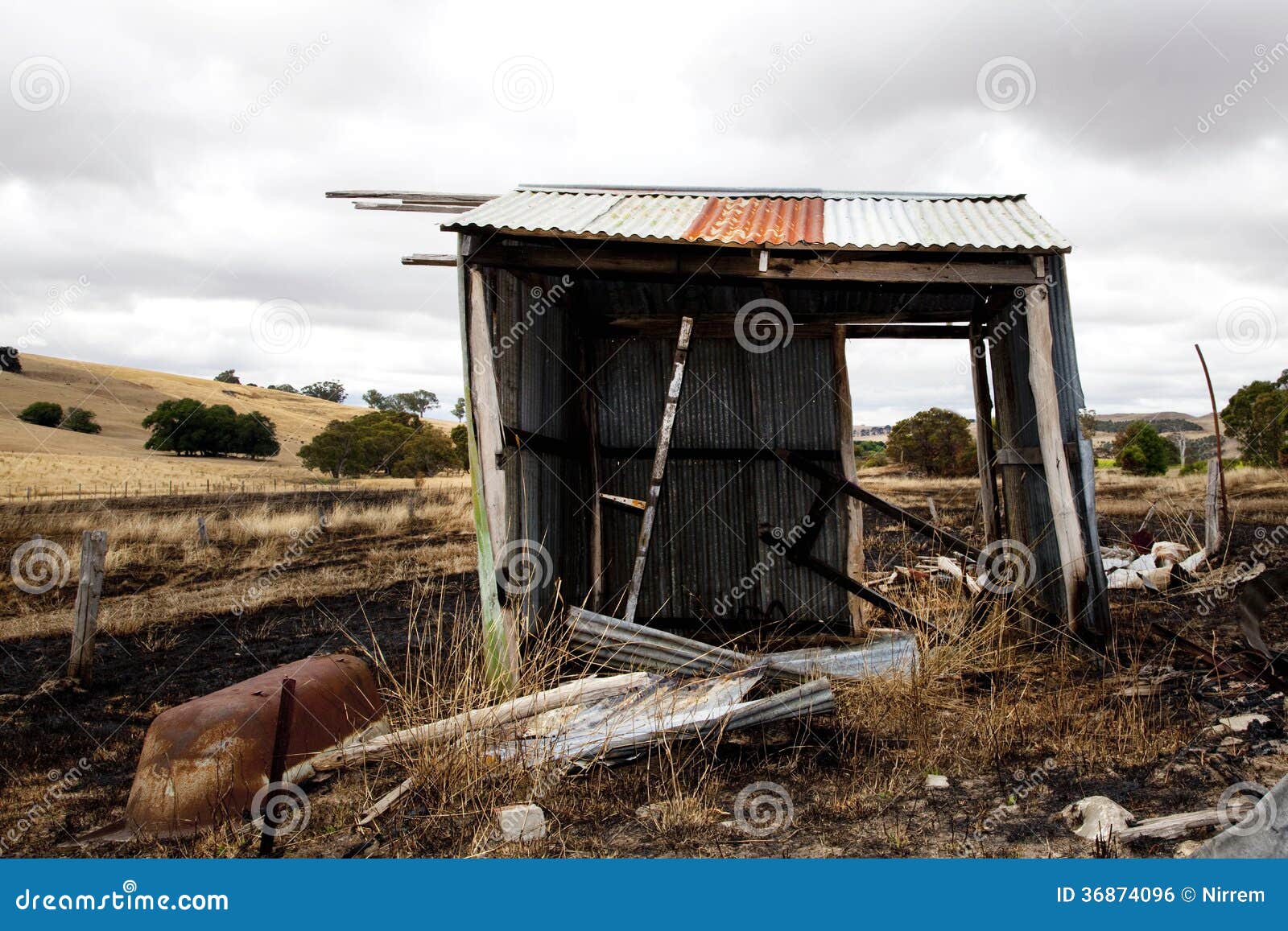Shed burned stock photo. Image of fire, construction - 36874096