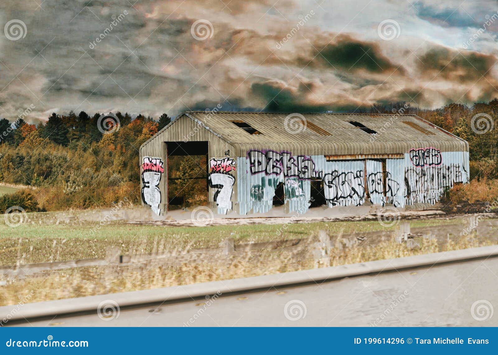 Old Shed in Yorkshire Covered in Tags Stock Photo - Image of yorkshire ...