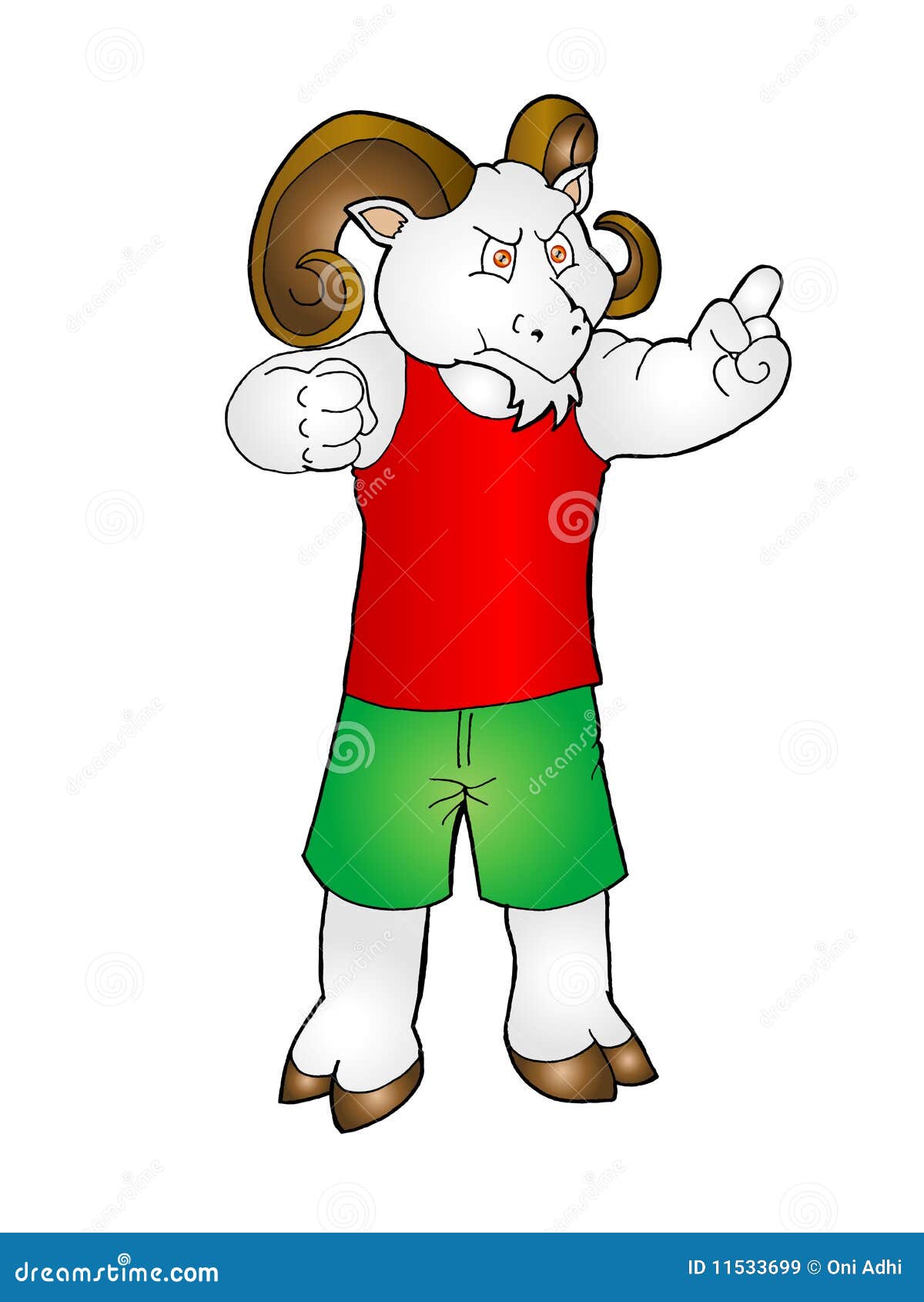 Sheep stock illustration. Illustration of curly, friendly - 11533699