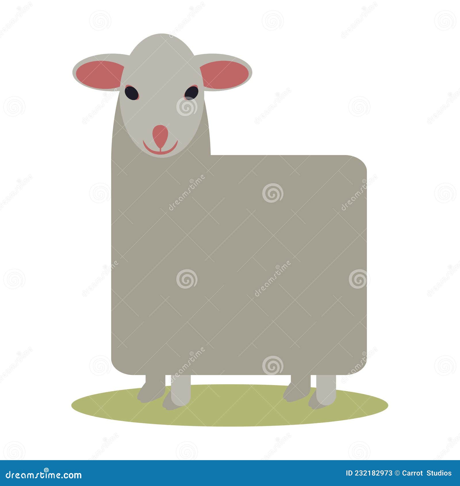 Sheep design stock vector. Illustration of cute, sheep - 232182973