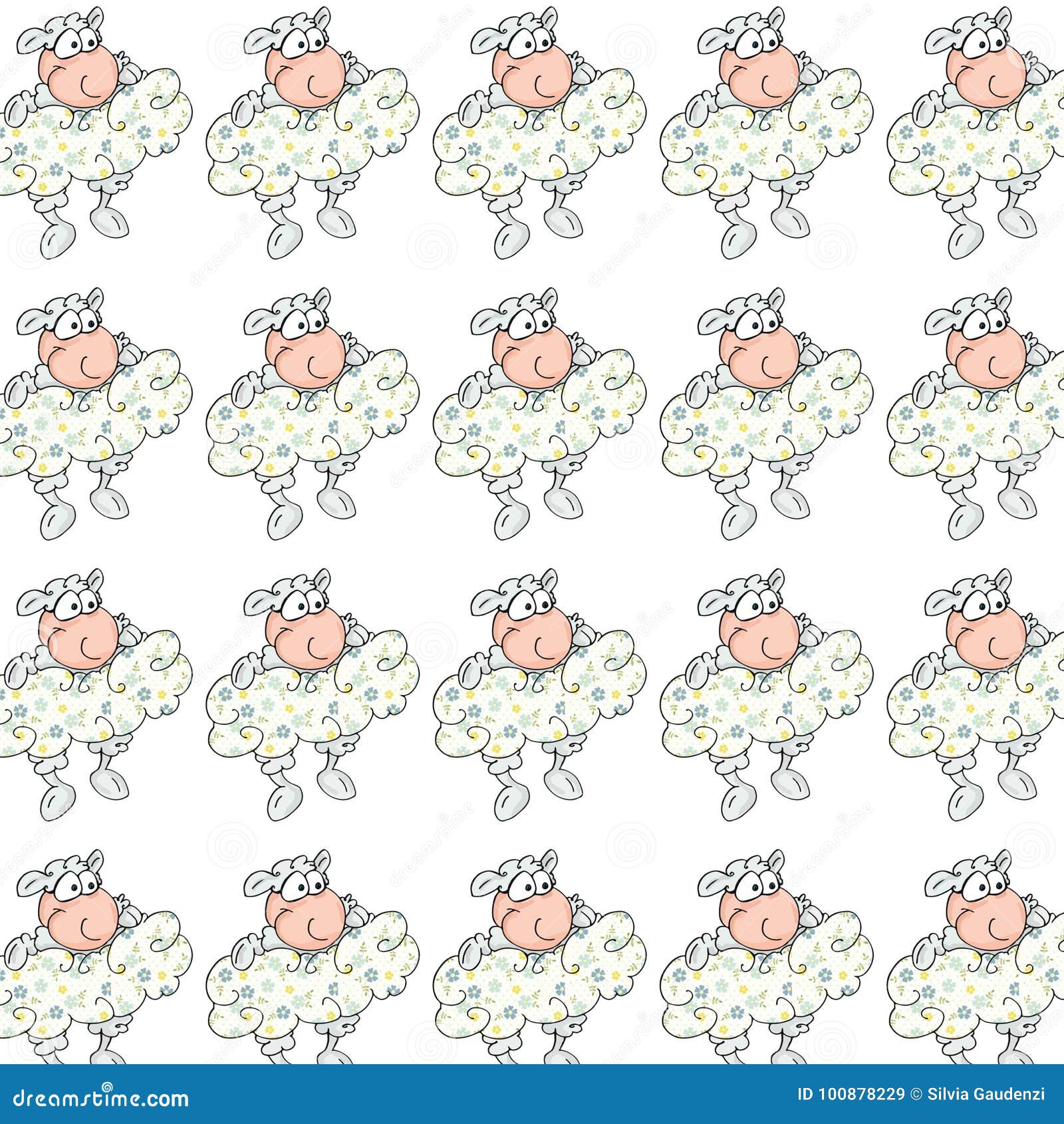 Sheep Gift Card or Cloth,npattern, Repeating Pattern, Stock ...