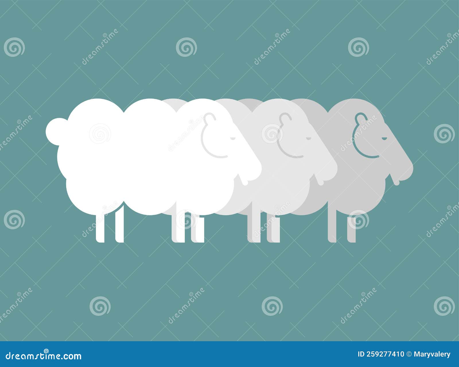 Sheep isolated. Lamb sign stock vector. Illustration of character ...