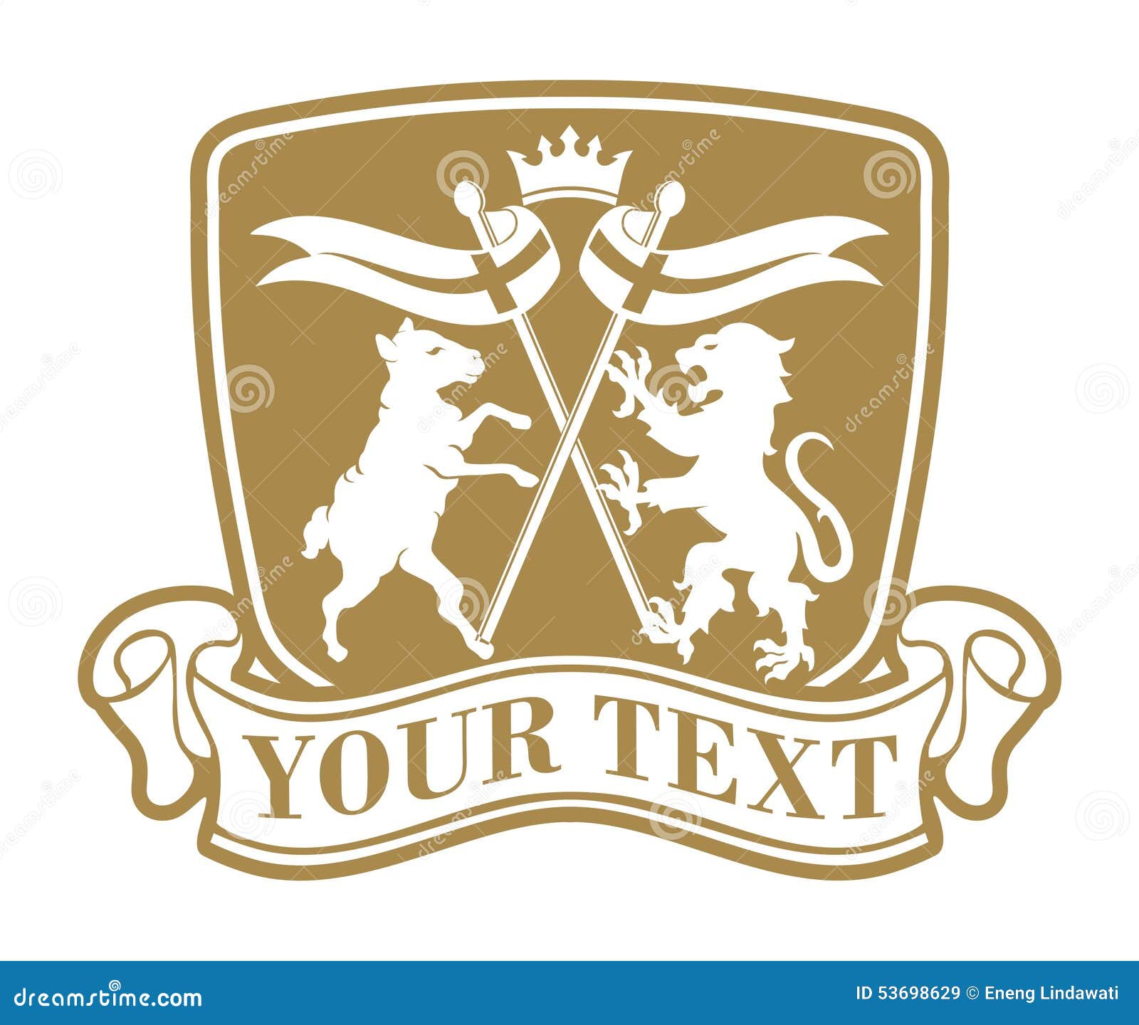 Lion And Sun Emblem Of Persia. Stock Photo | CartoonDealer.com #189248622