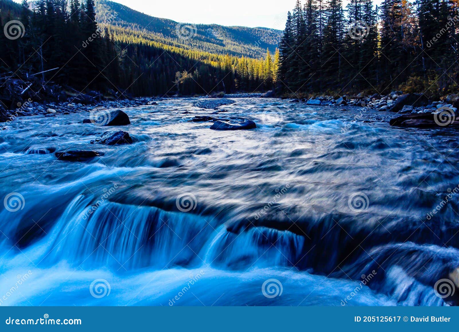 Sheep River Falls. Sheep Meadows. Sheep River PP Alberta Canada Stock ...