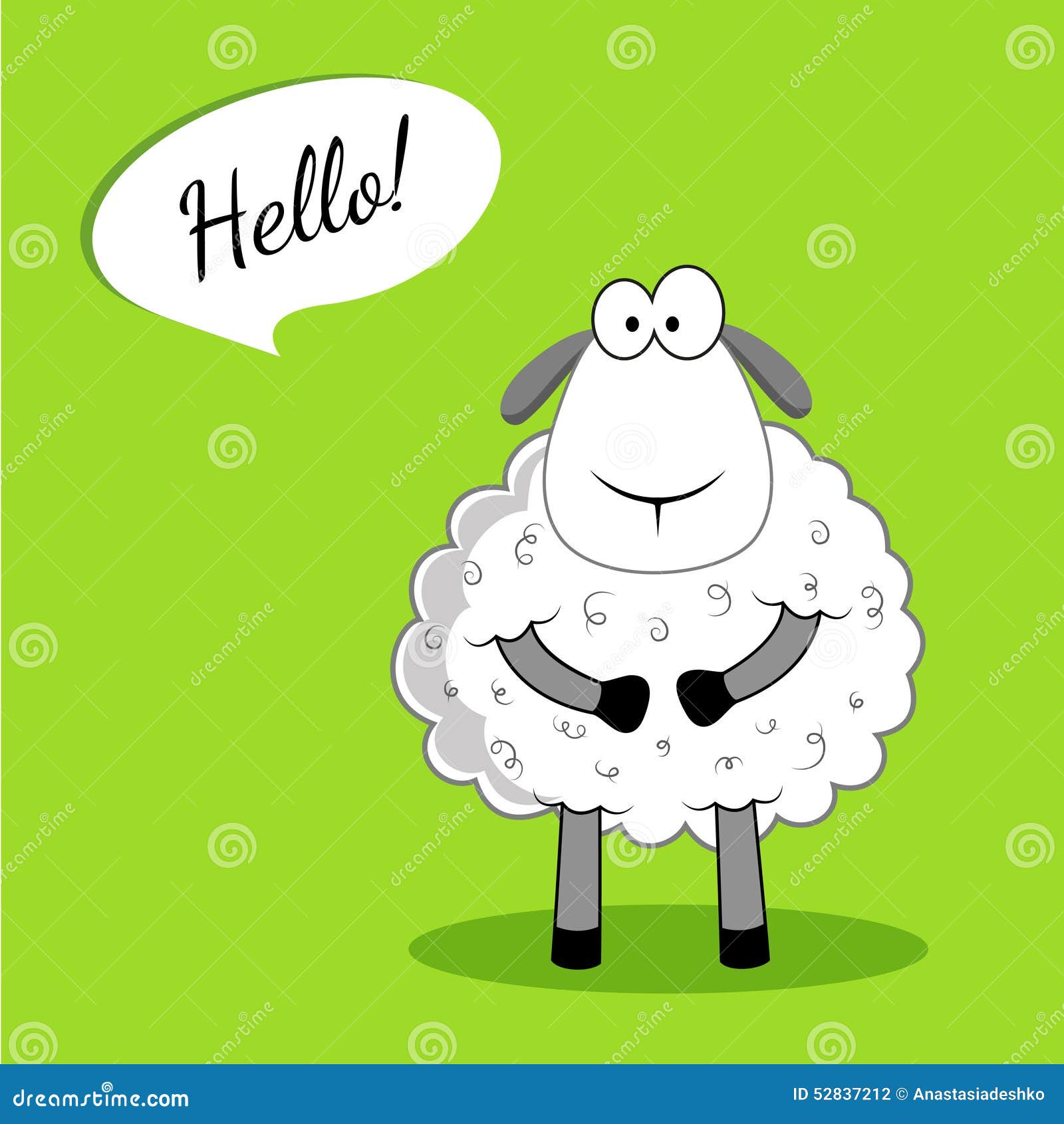 Sheep Saying Baa