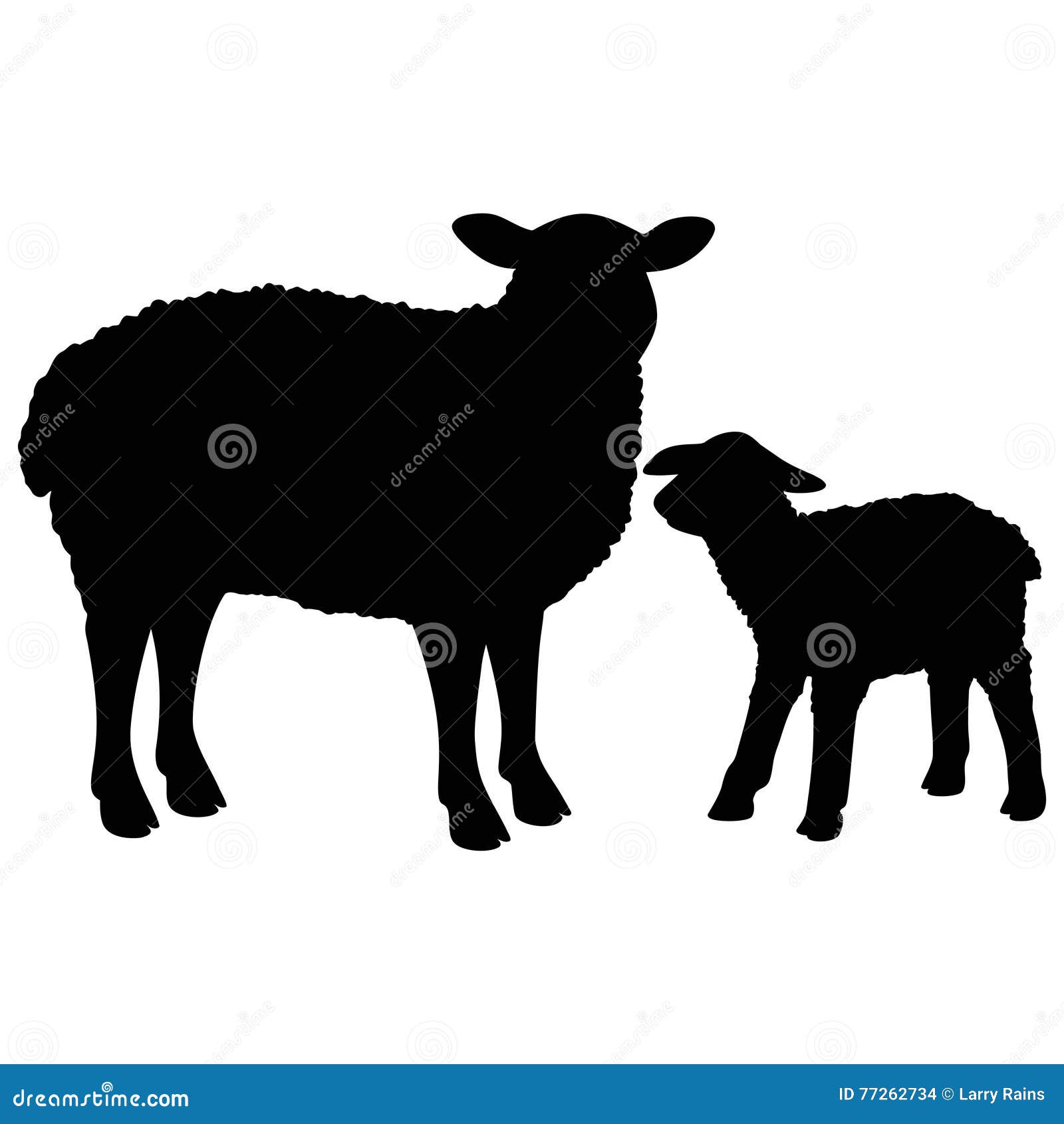 Sheep Silhouette stock vector. Illustration of mammal - 77262734 Sheep Silhouette stock vector. Illustration of mammal - 77262734