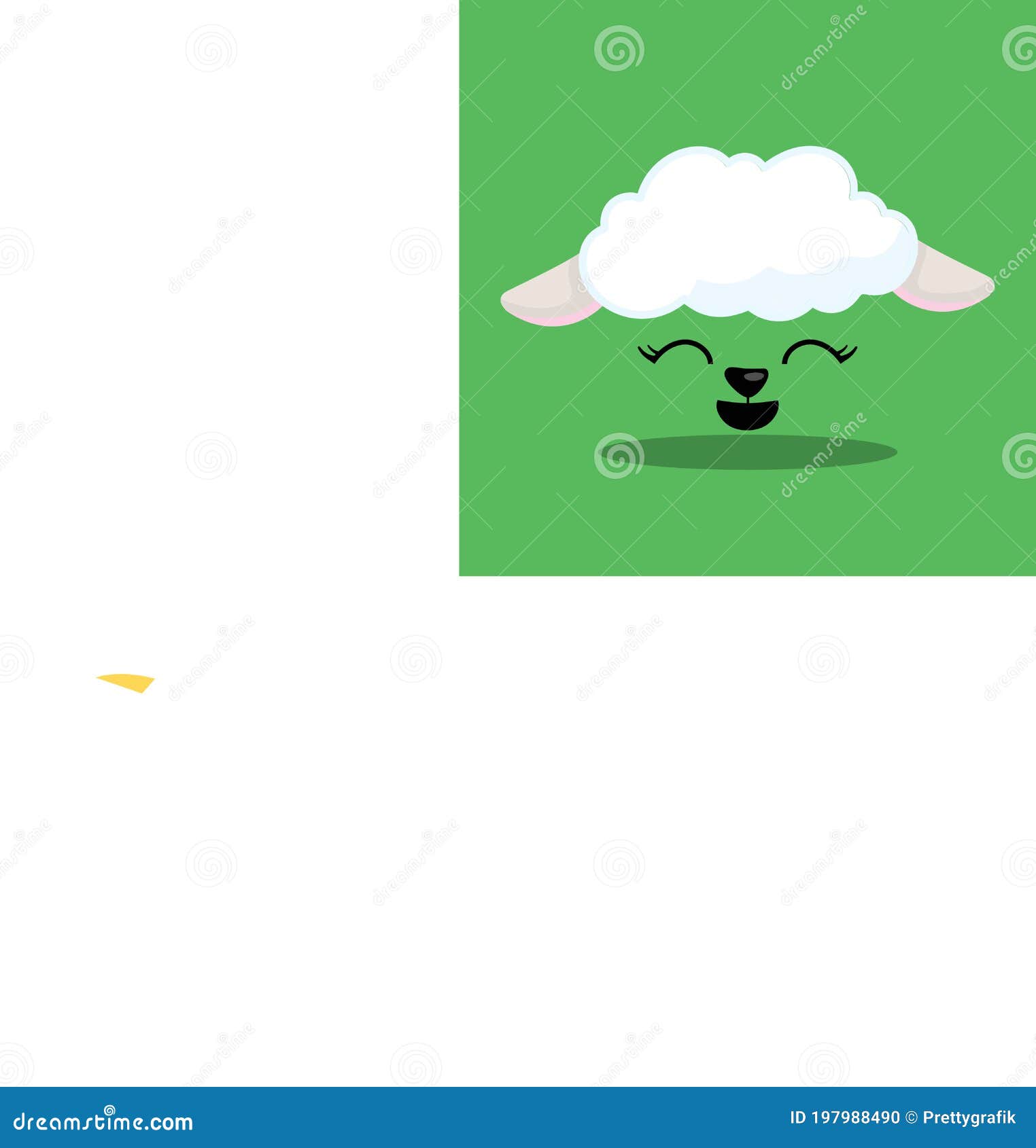 SHEEP SMILEY HAPPY 07 stock vector. Illustration of vector - 197988490