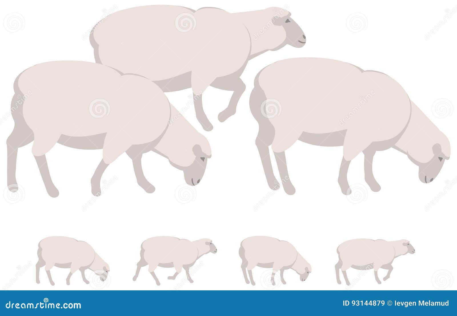 Sheep Animation Cartoon Vector | CartoonDealer.com #15797615