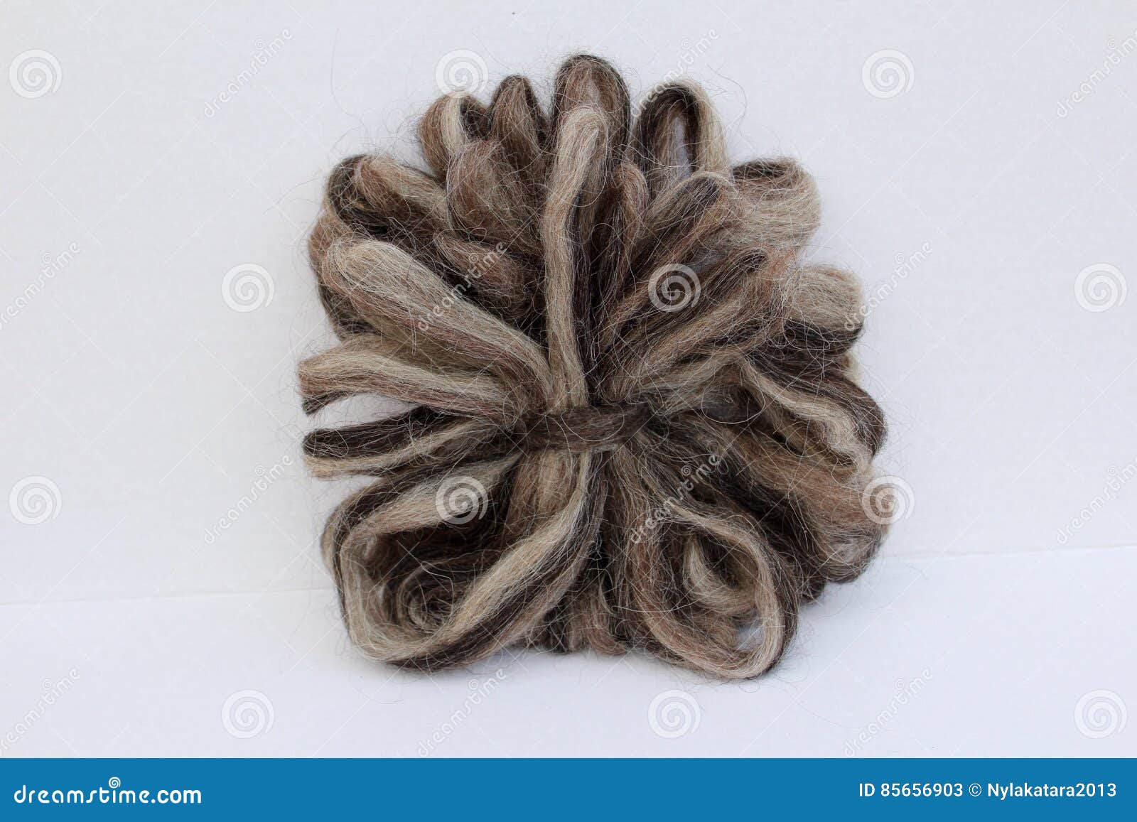Sheep Wool Roving stock image. Image of fiber, textile - 85656903