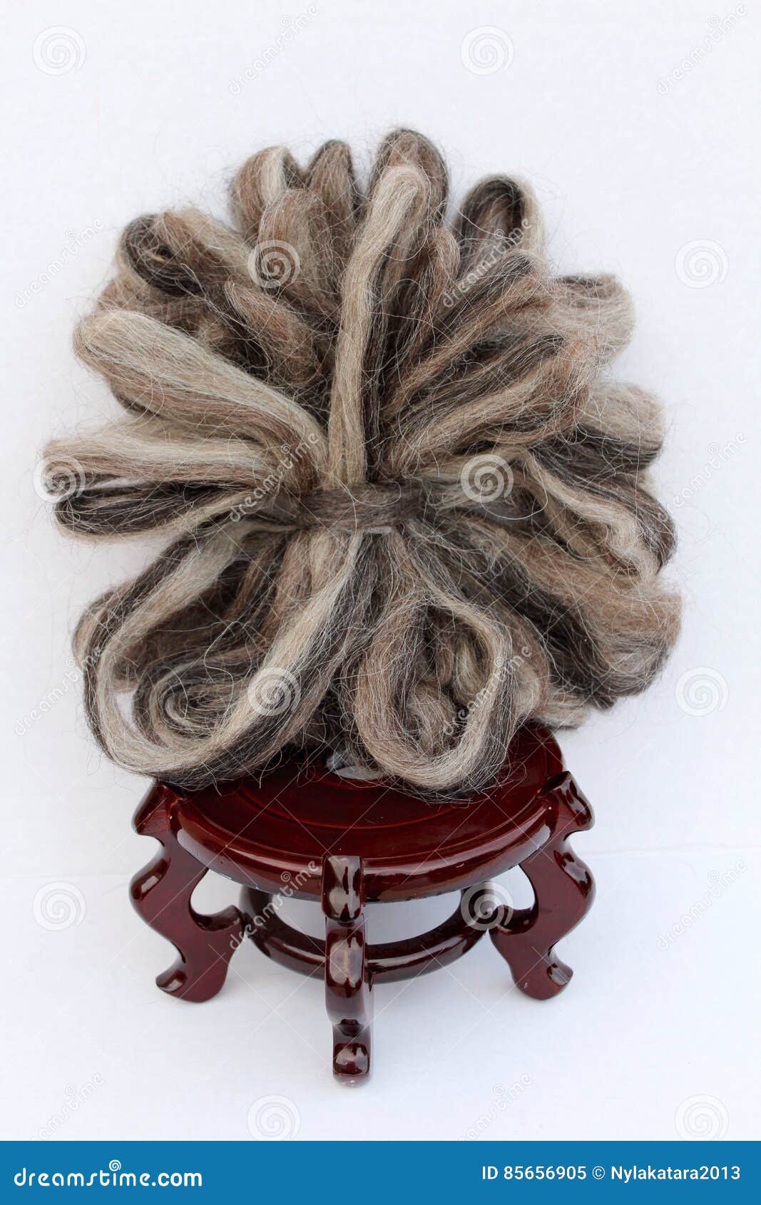 Sheep Wool Roving stock image. Image of presented, roving - 85656905