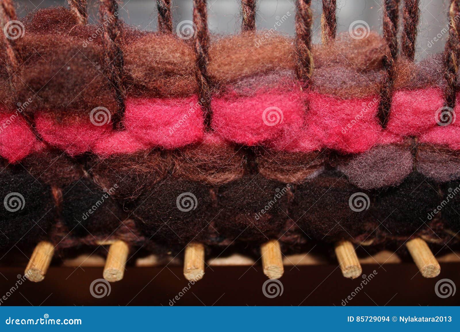 Sheep wool weaving stock photo. Image of combing, felt - 85729094