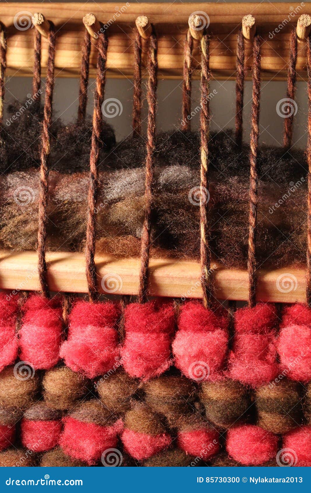 Sheep wool weaving stock photo. Image of textile, weaver - 85730300