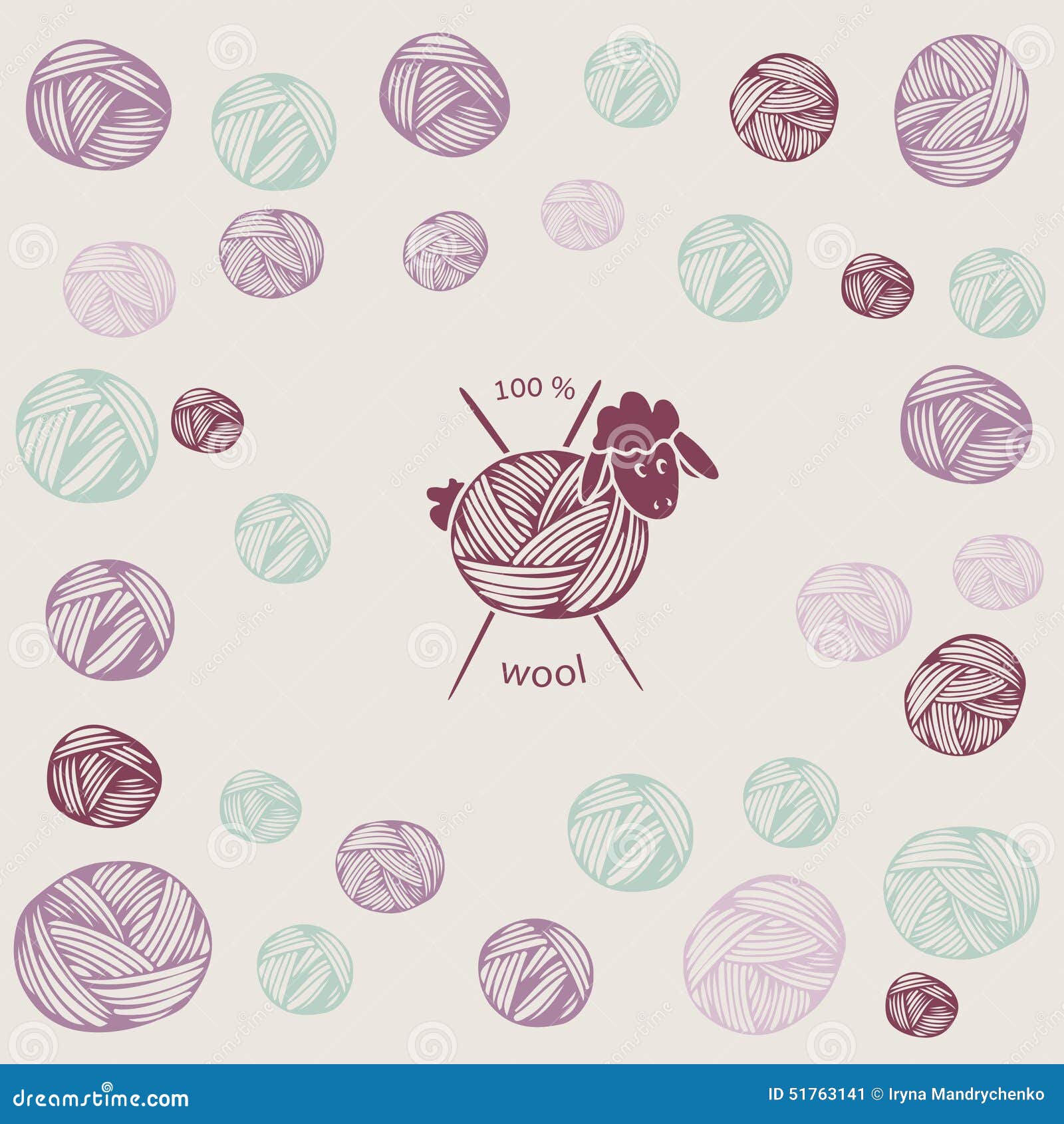 Yarn Sheep Wool Stock Illustrations – 849 Yarn Sheep Wool Stock ...