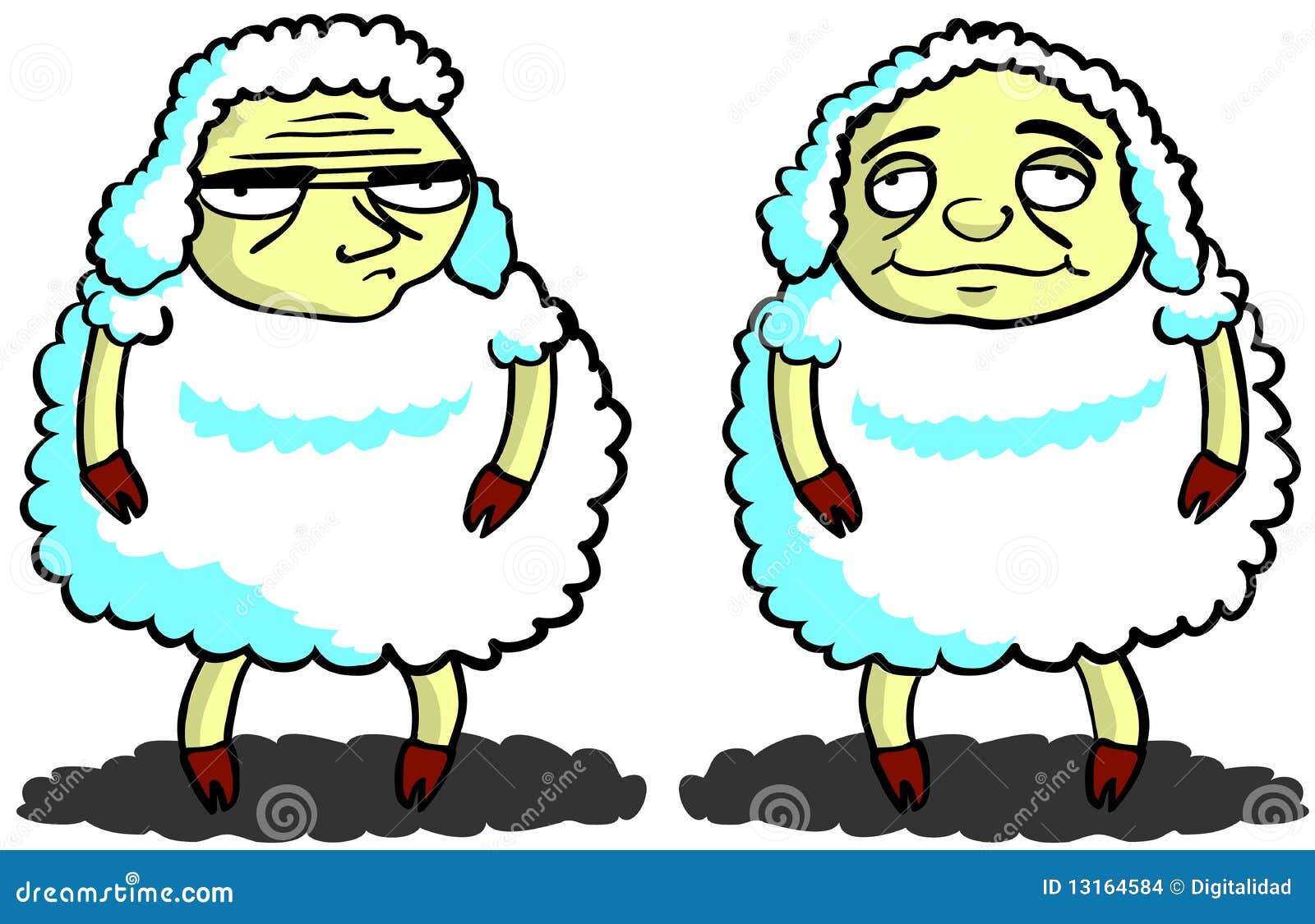 Sheepman stock illustration. Illustration of domesticated - 13164584
