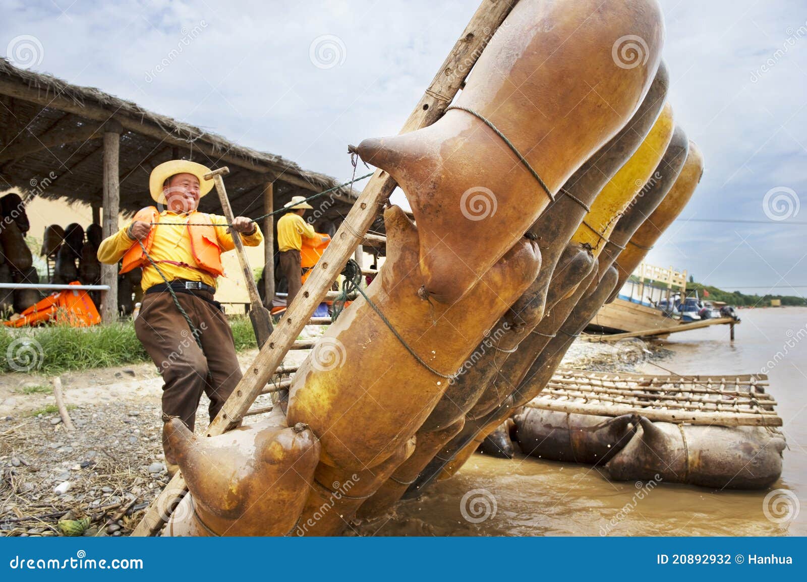 Sheepskin raft editorial photography. Image of sheep - 20892932