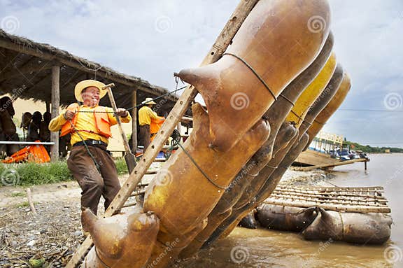 Sheepskin raft editorial photography. Image of sheep - 20892932