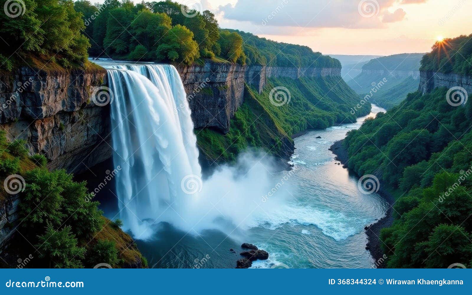Sheer Cliff, Taughannock Falls, Powerful Water Flow, Base Pool , Grey ...
