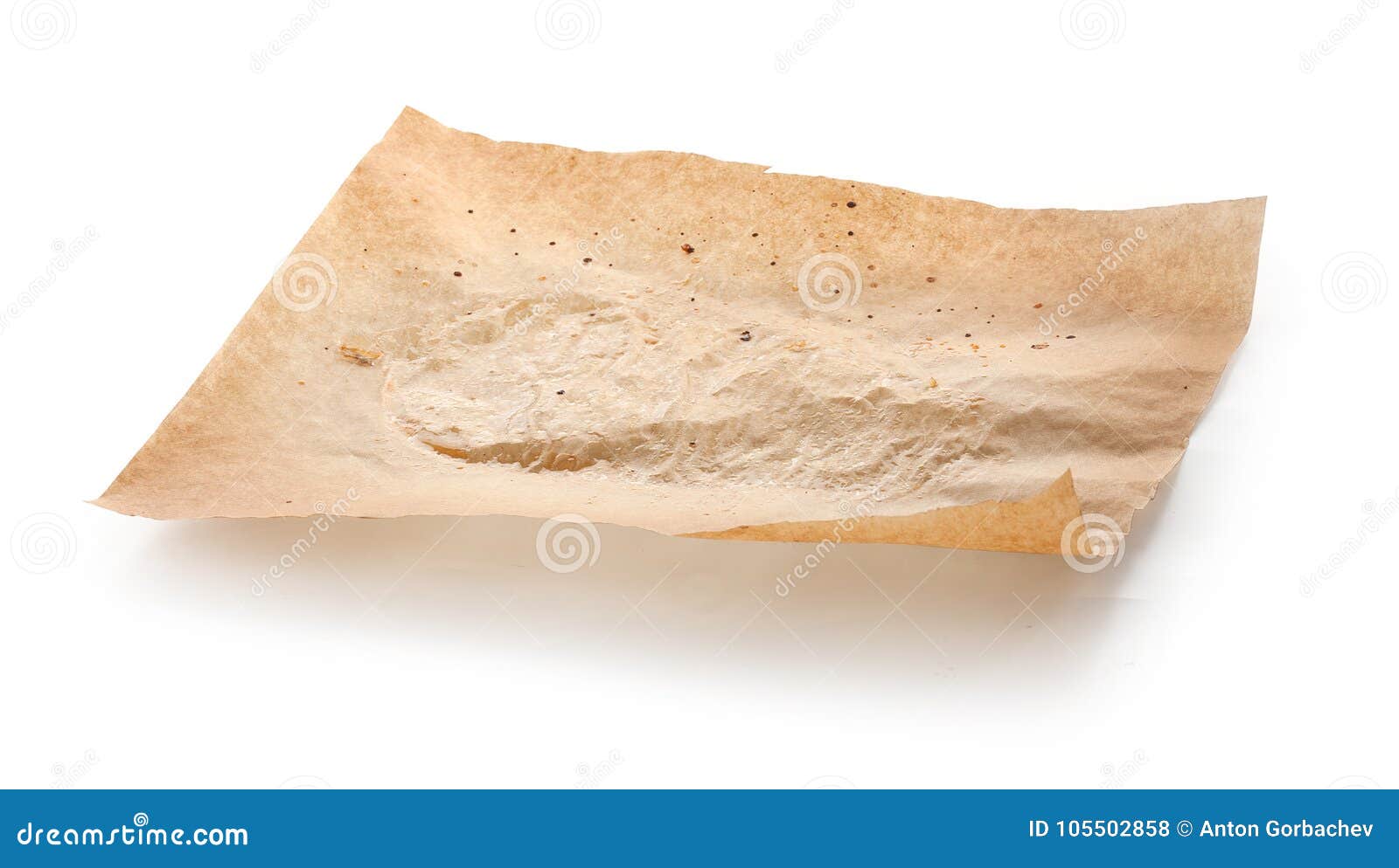 Sheet of baking paper stock photo. Image of greaseproof - 105502858