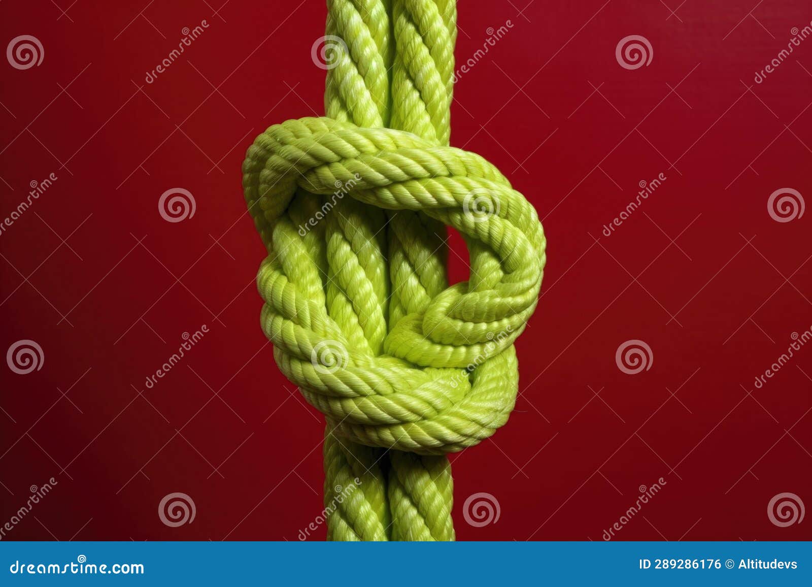 Sheet Bend Knot Joining Two Ropes Together Stock Illustration ...