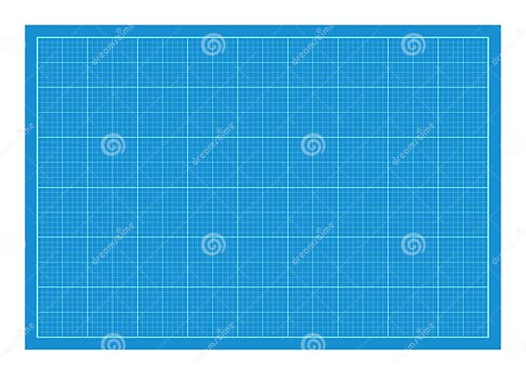 Sheet of blueprint paper. stock vector. Illustration of drawing - 37716754