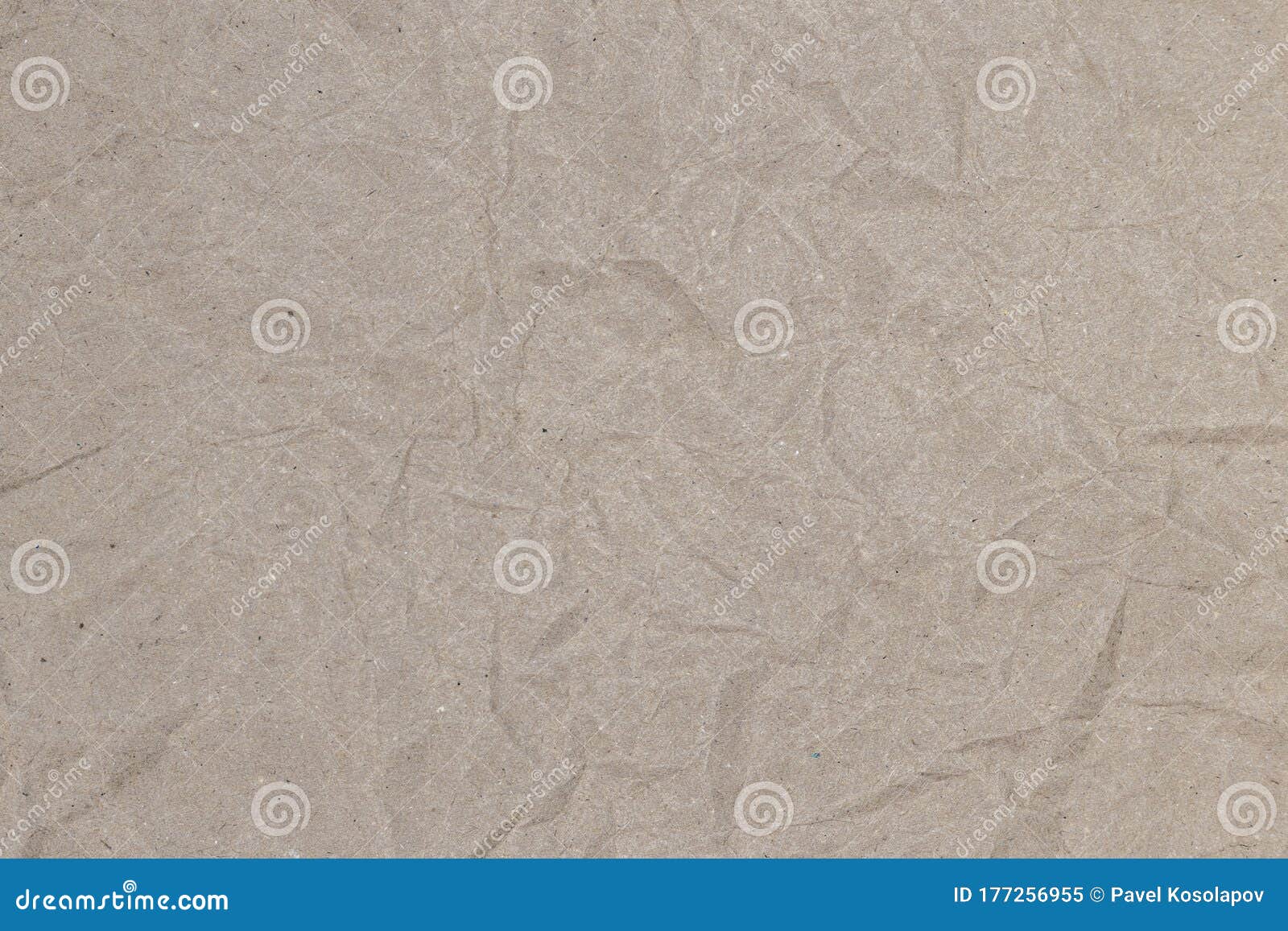A Sheet of Crumpled Wrapping Paper Stock Image - Image of page, rustic ...