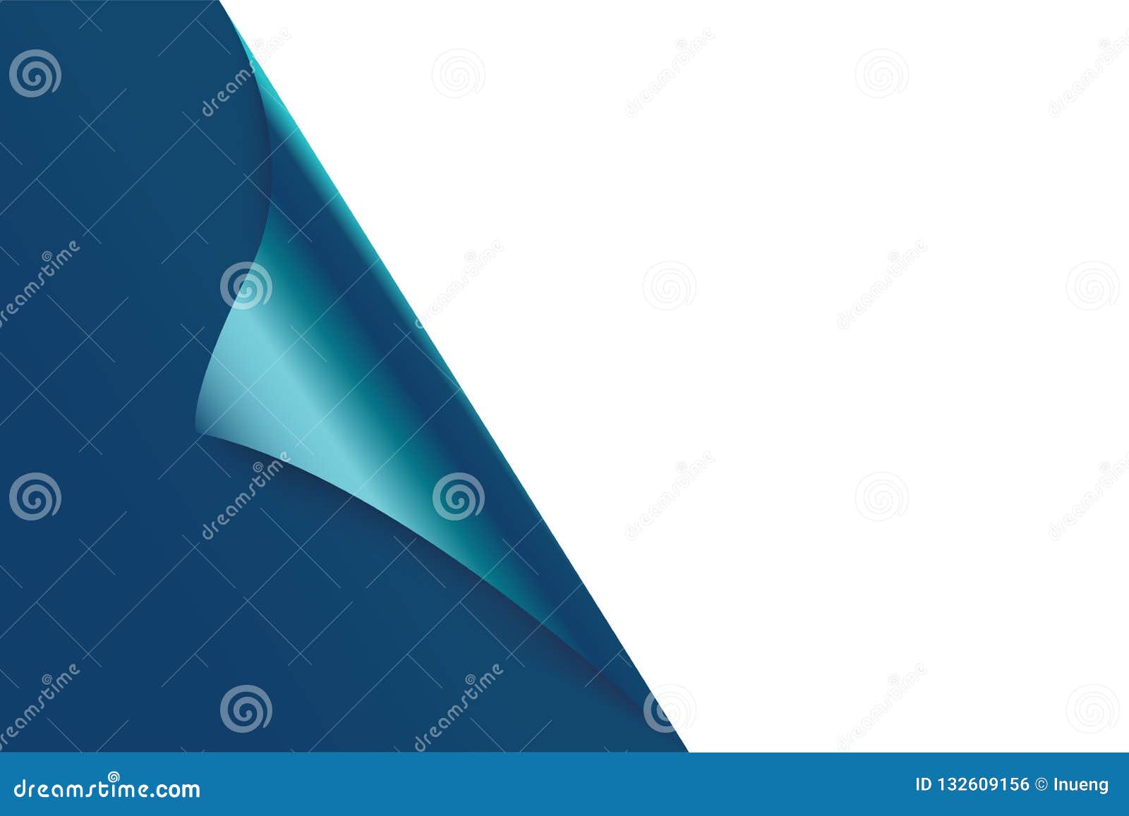 Sheet of Curled Blue Paper Background. Stock Vector - Illustration of ... Sheet of Curled Blue Paper Background. Stock Vector - Illustration of ...
