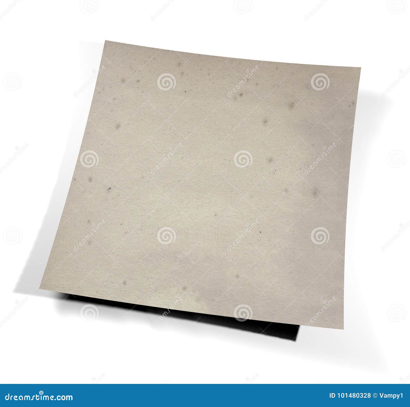 Sheet with Curled Corners, Parchment Effect Stock Illustration ...