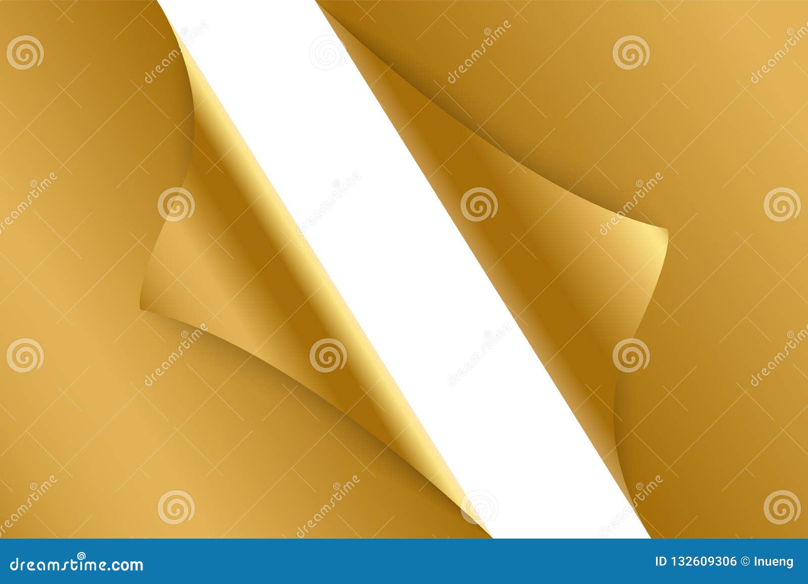 Sheet of Curled Gold Paper Background. Stock Vector - Illustration of ... Sheet of Curled Gold Paper Background. Stock Vector - Illustration of ...