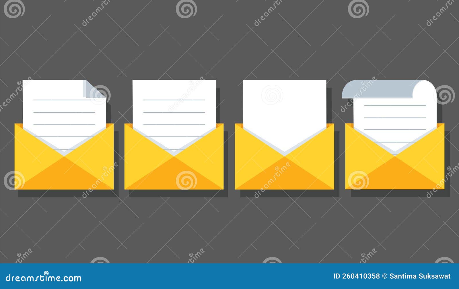 Sheet File Document in Flat Vector Illustration Stock Vector ...