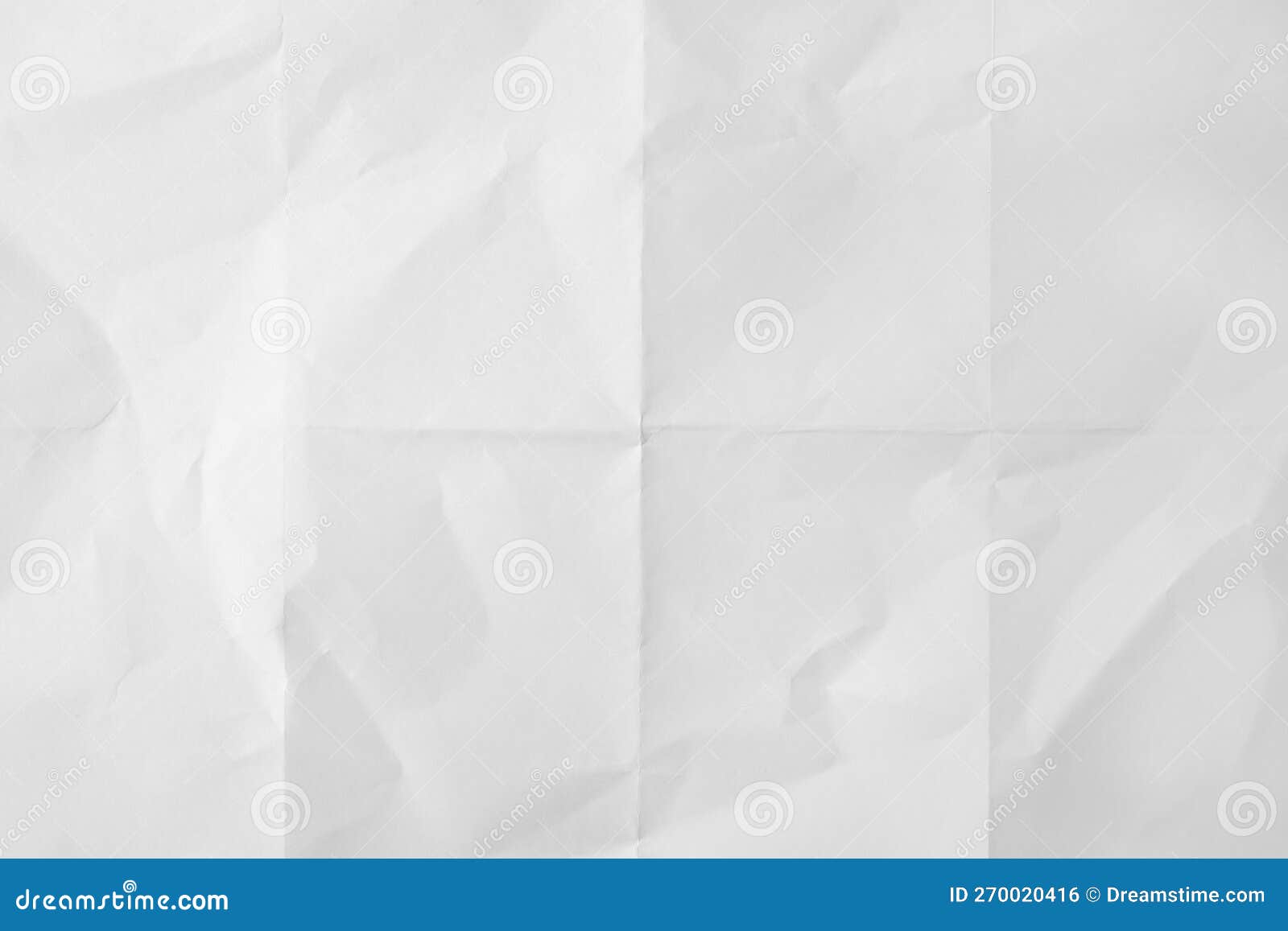 Sheet of Folded White Paper As Background, Top View Stock Photo - Image ...
