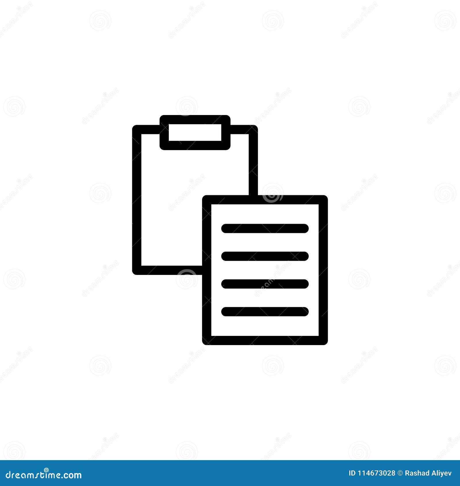 Sheet and Folder Tablet Icon. Element of Minimalistic Icons for Mobile ...