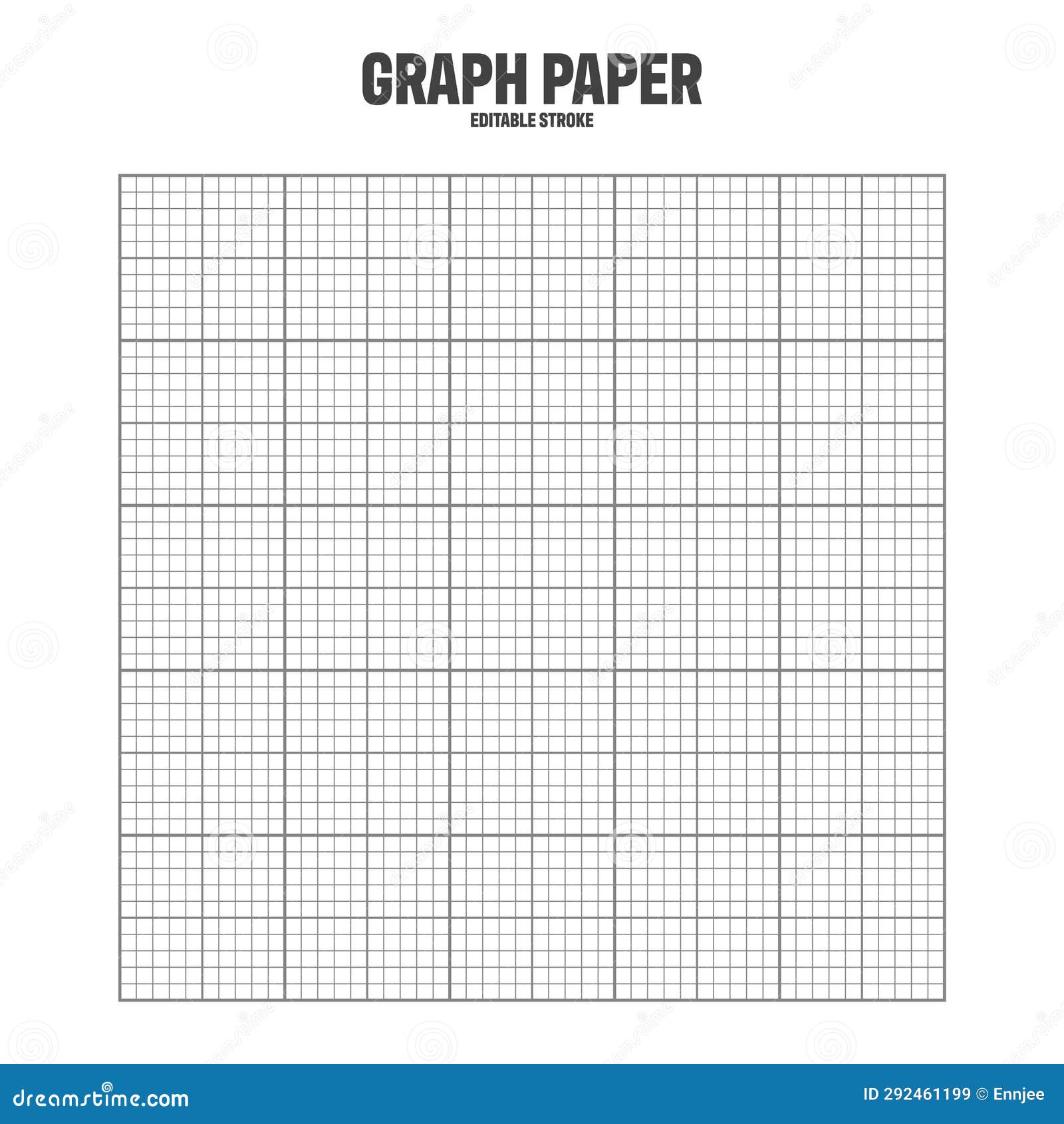 Sheet of Graph Paper with Grid. Millimeter Paper Texture, Geometric ...